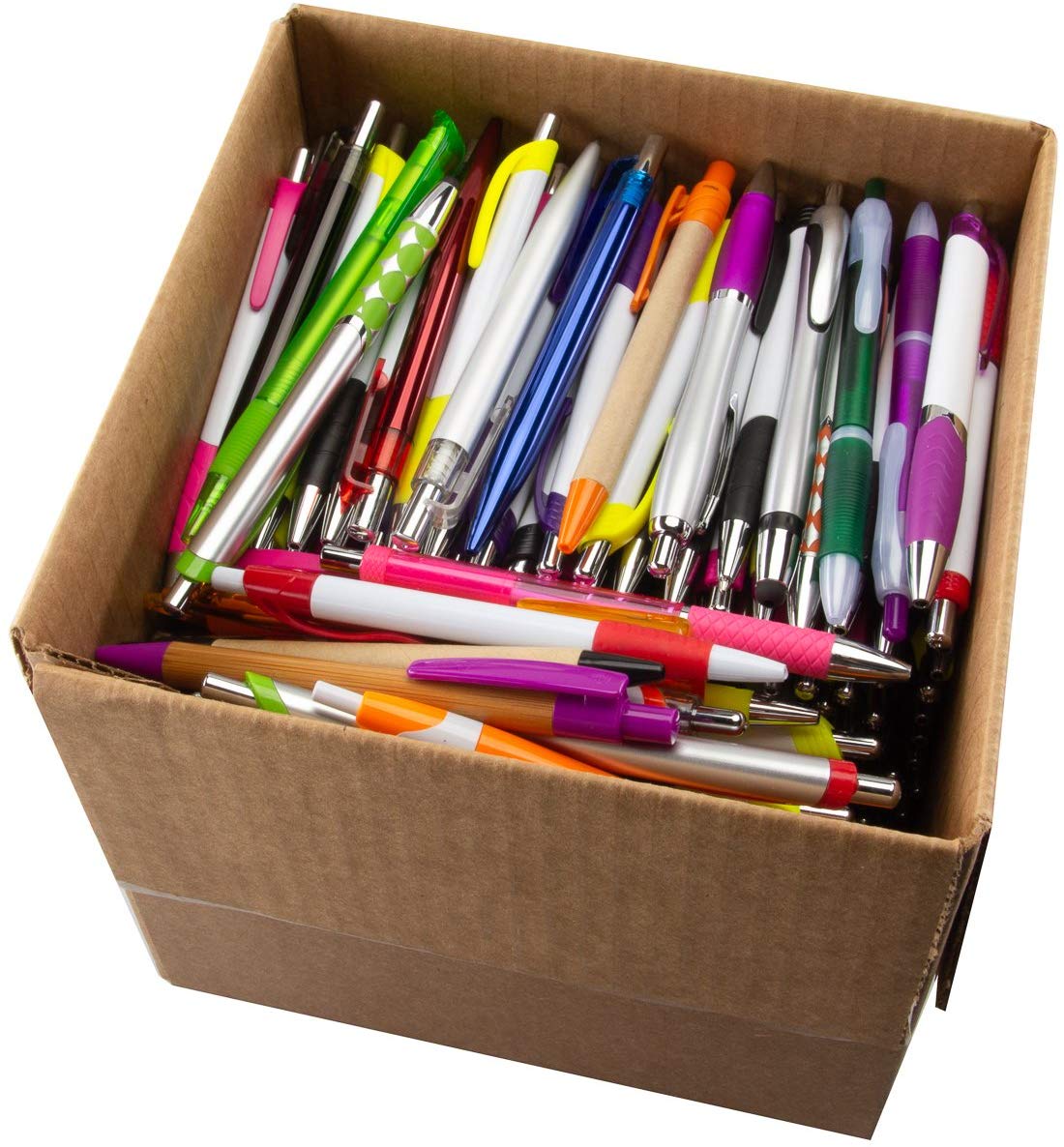 Buy Bulk Lot of Assorted Quality Blank Plastic Retractable Pens - Item ...