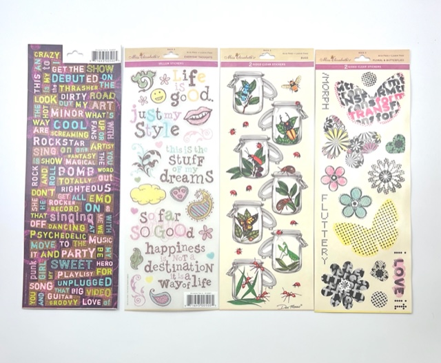 Miss Elizabeth’s Assorted Sticker Sheets – 16 different Assorted – Item ...