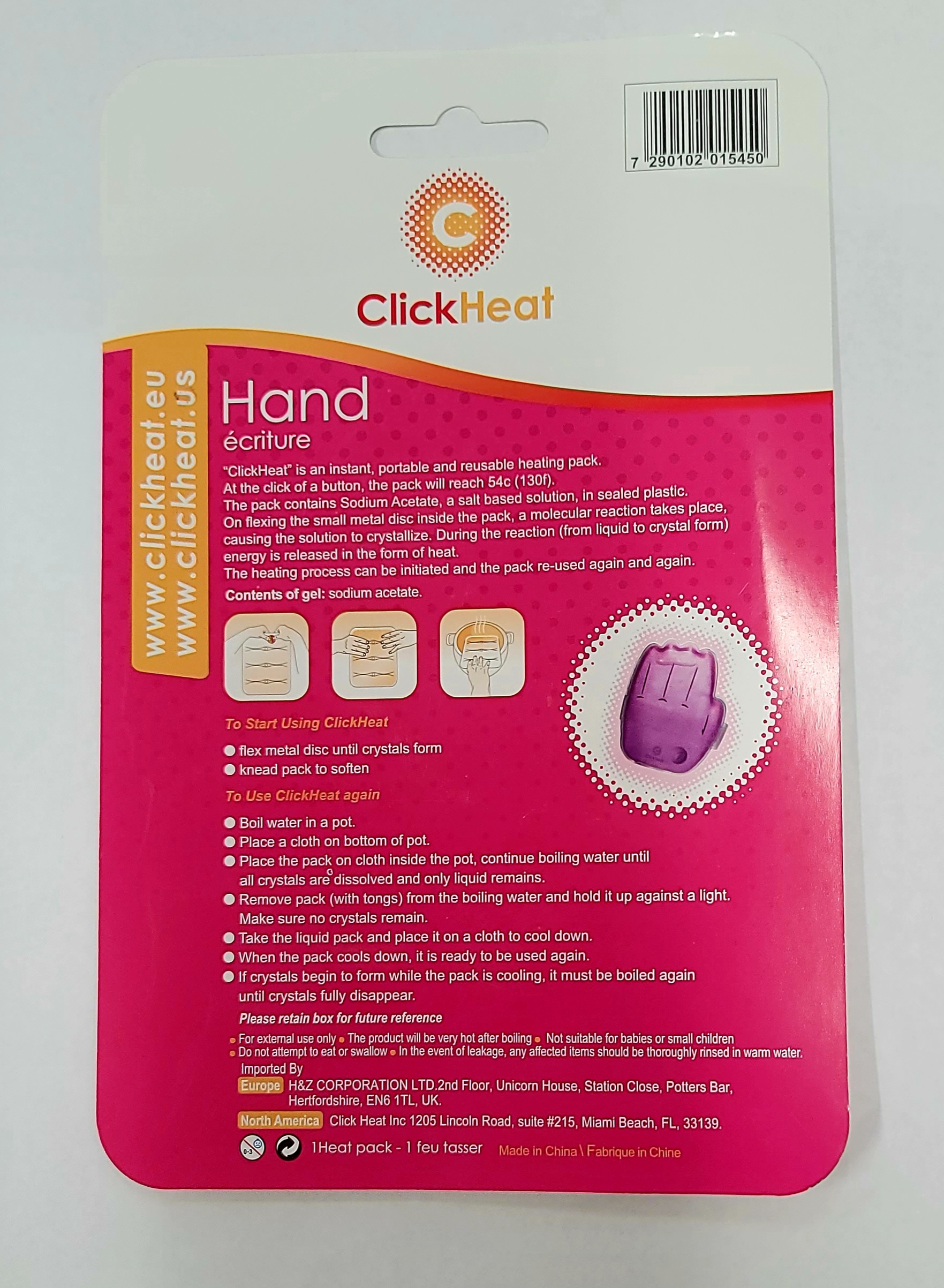 The Wonder Pax – Hand Warmer Glove Heating Pads – Item #5573 – H&J ...